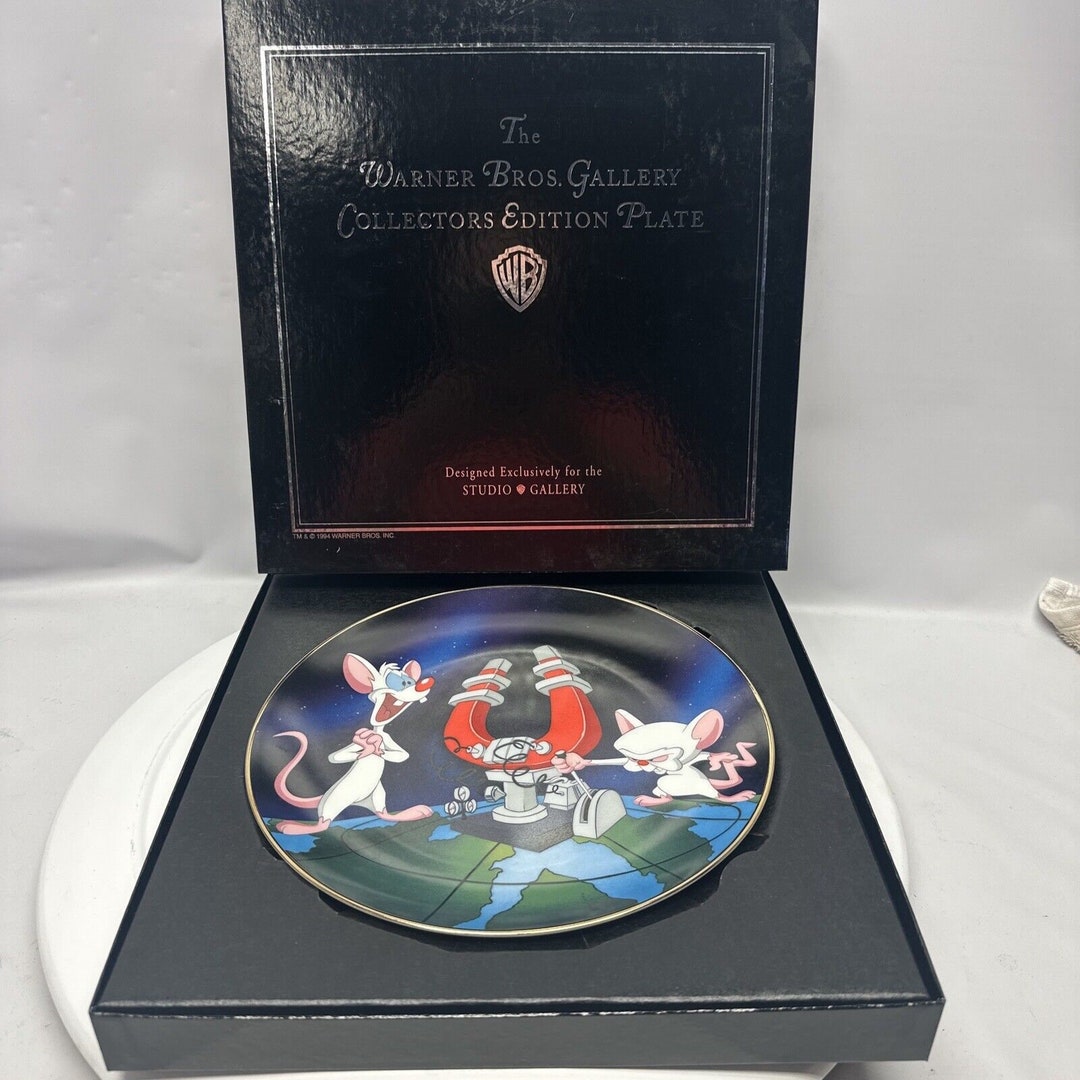 Warner Brothers Collectors Plate Pinky & the Brain 435/2500 - Etsy