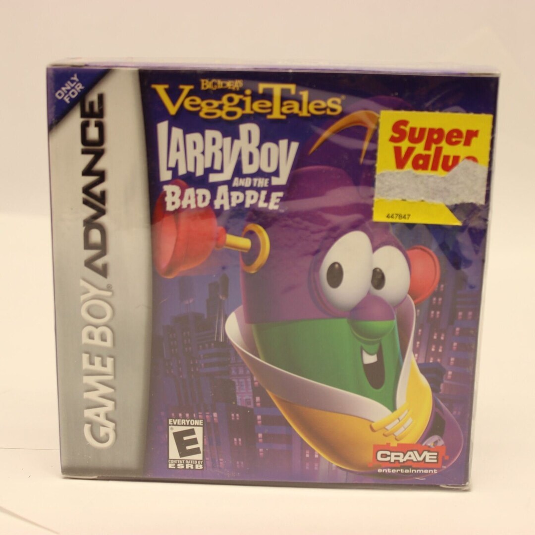 Veggie Tales Larryboy and the Bad Apple Gameboy Advance - Etsy