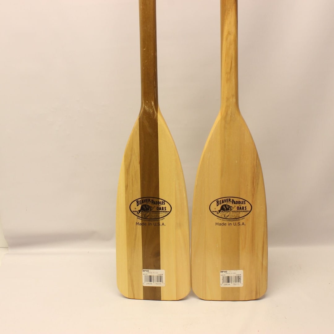 Vintage Beaver Paddles Oar Brand Canoe Boat Set of 2 Made in - Etsy