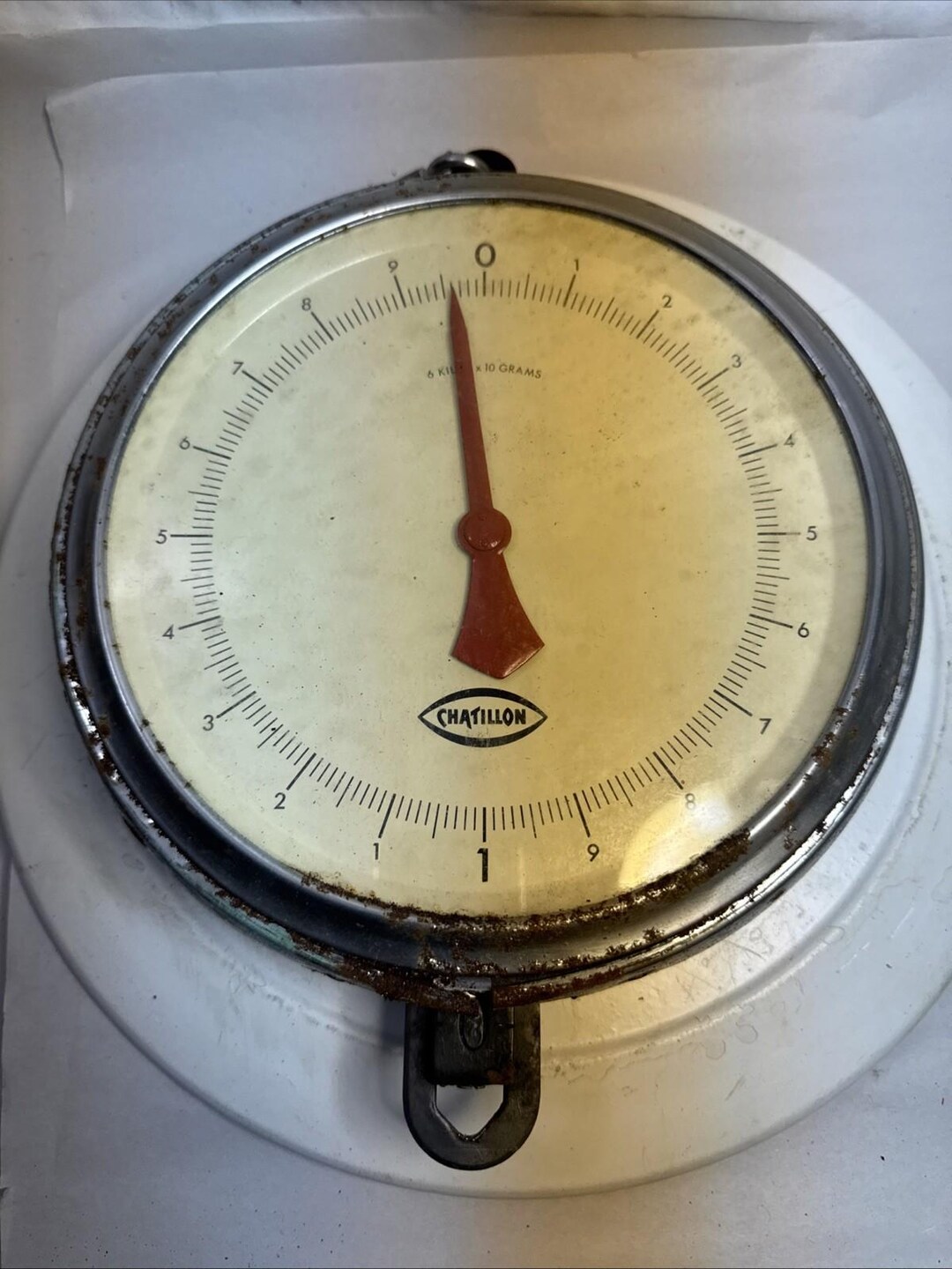 Vintage Chatillon & Sons Hanging Scale 6 Kilograms 10 Grams - Etsy