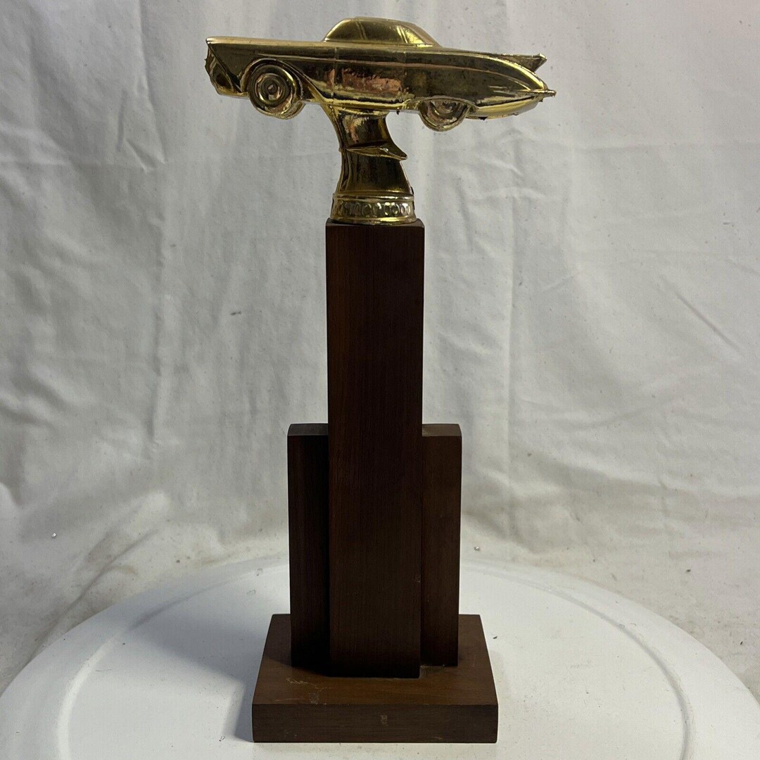 Vintage Race Car Trophy Racing Speed Vehicle Transportation Car Show ...