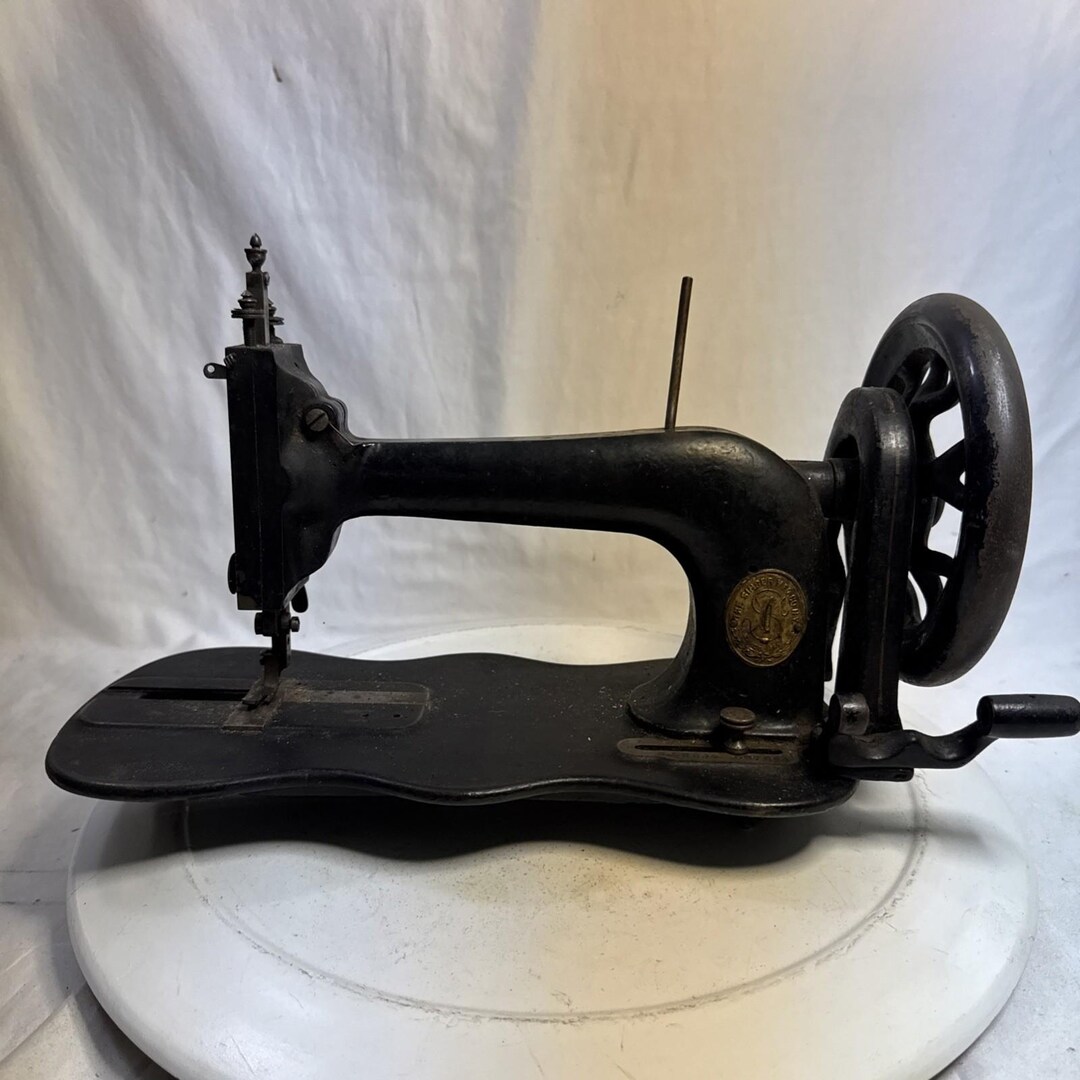 Antique Vintage Singer Family 12 "fiddle Base" Sewing Machine Head Only ...