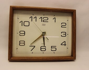Rectangular Clock - Etsy
