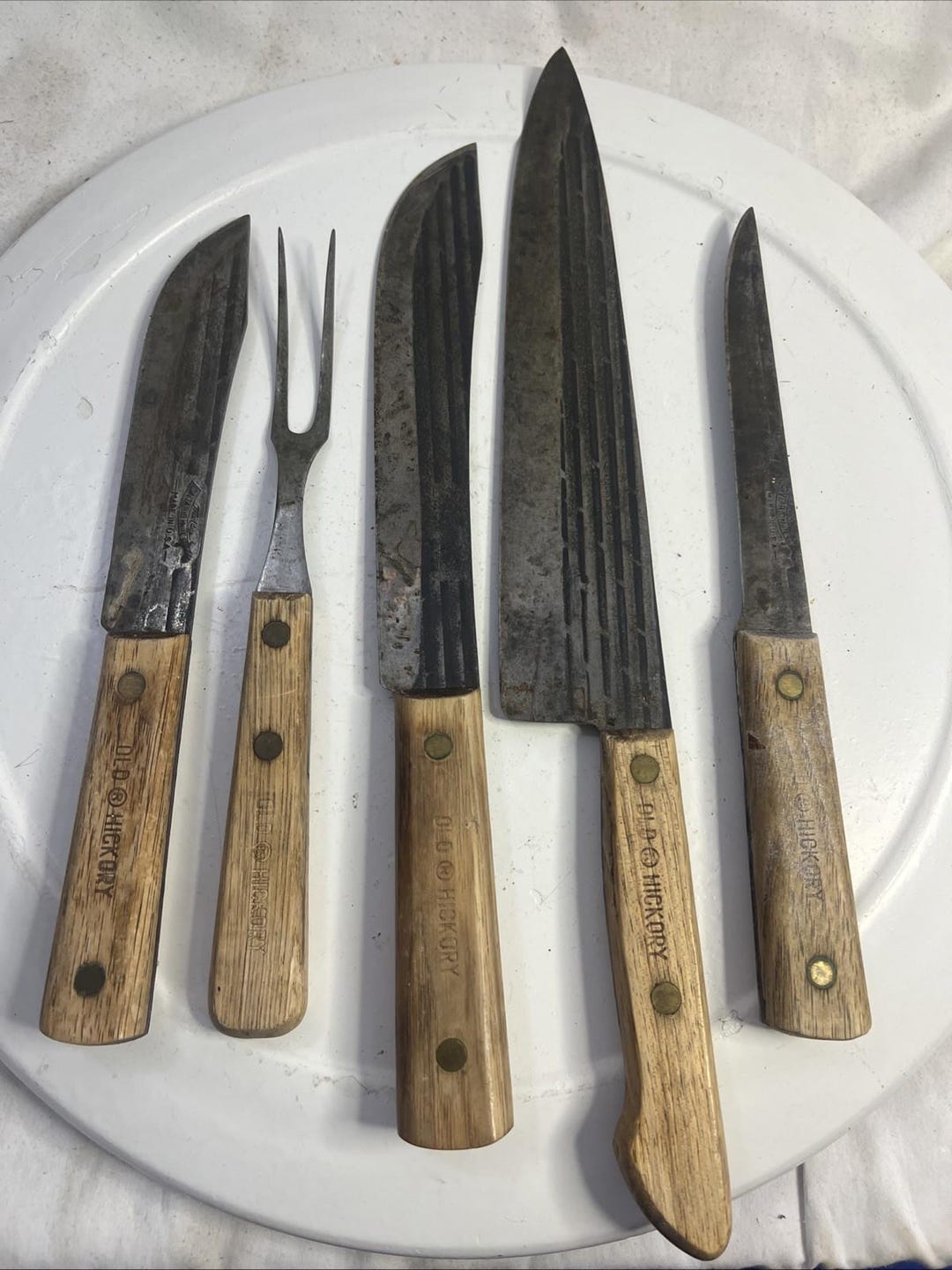Vtg Set 6 Old Hickory Knife Knives - Etsy
