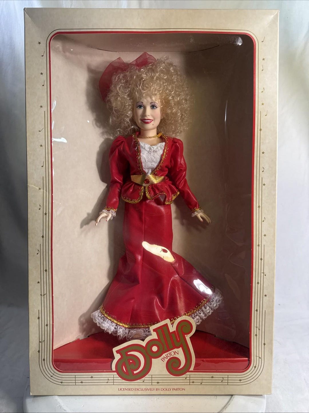 Dolly Parton, 5891 - 18" Doll Licensed Exclusive Goldberger Red Dress ...