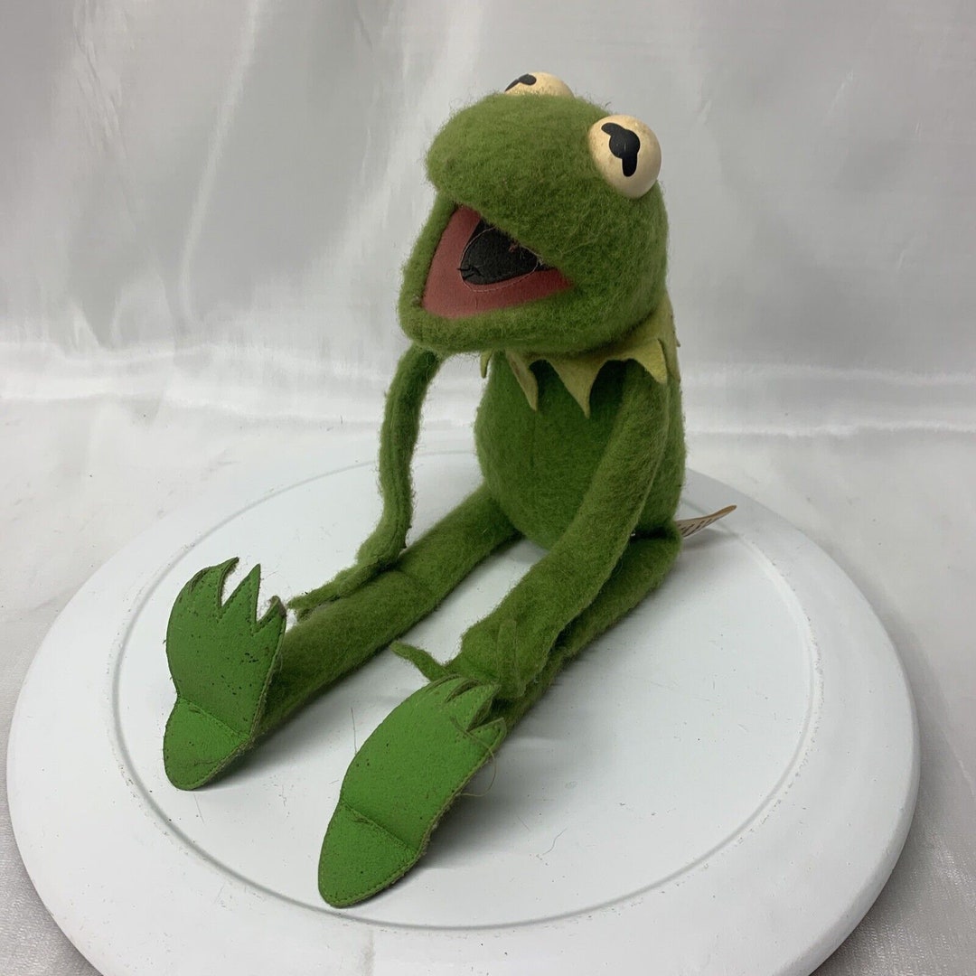 Vintage 1976 Fisher Price 850 Kermit the Frog 18 Stuffed Plush Doll Jim ...