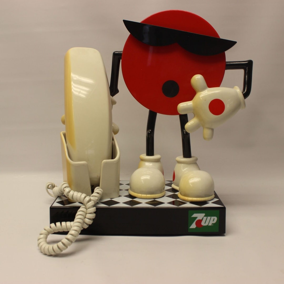 Vintage 1990 Spot 7up Landline Push Button Telephone - Etsy