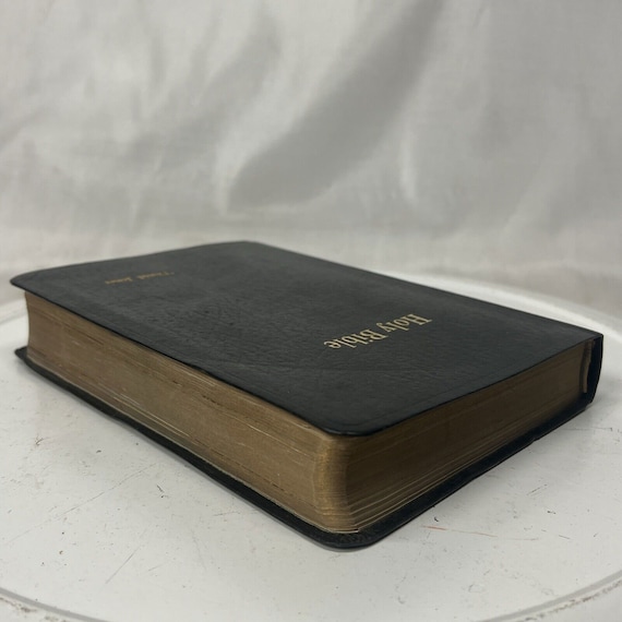 Vintage Holy Bible KJV Red Letter Dictionary Concorda… - Gem