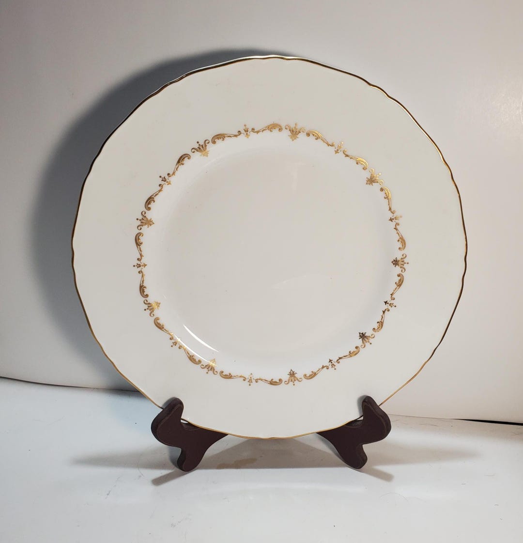 Gold Chantilly From Royal Worcester Fine Bone China Dinner Plate ...