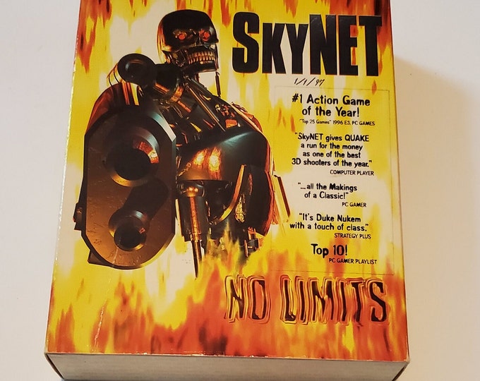 Skynet: No Limits 1996 PC Game Based on Terminator Including Retail Box ...