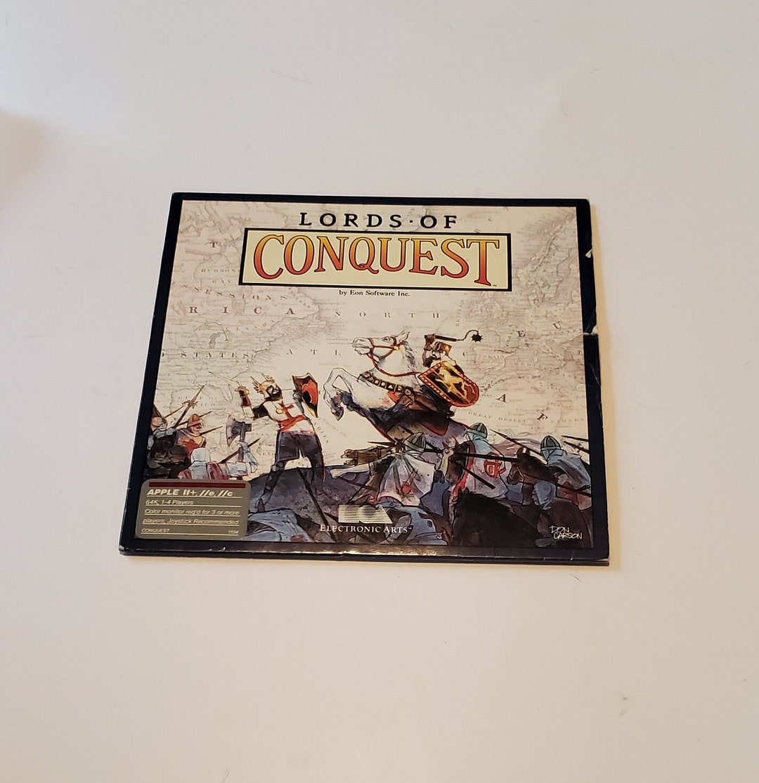 Lords of Conquest Vintage Strategy 1980s Era Computer Game - Etsy