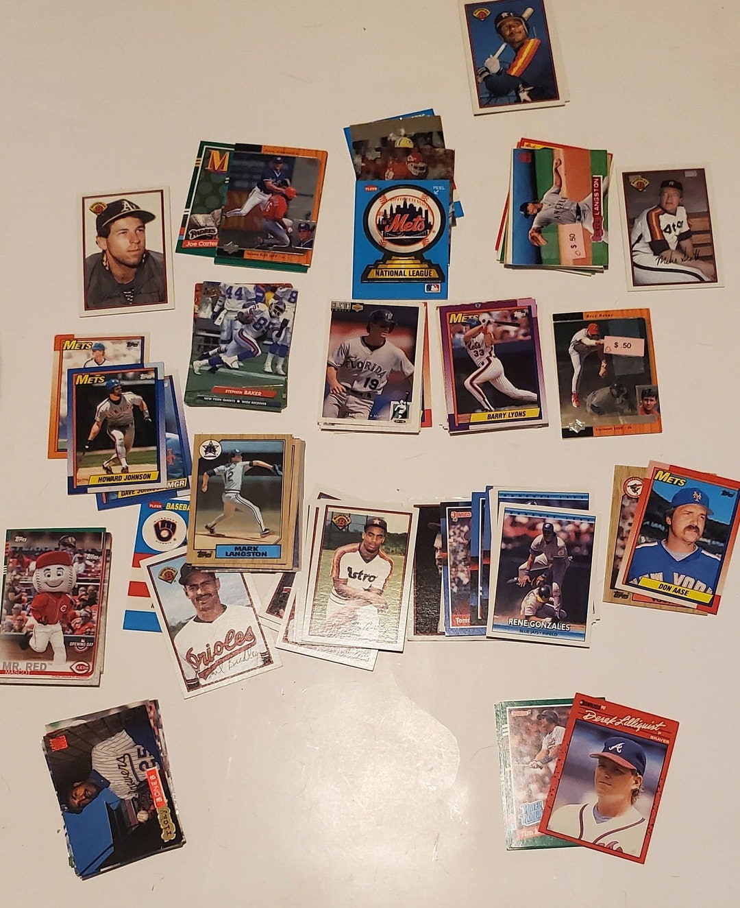 Over 100 Sports Cards -- Mostly Baseball, Some Football, Lots of Brands ...