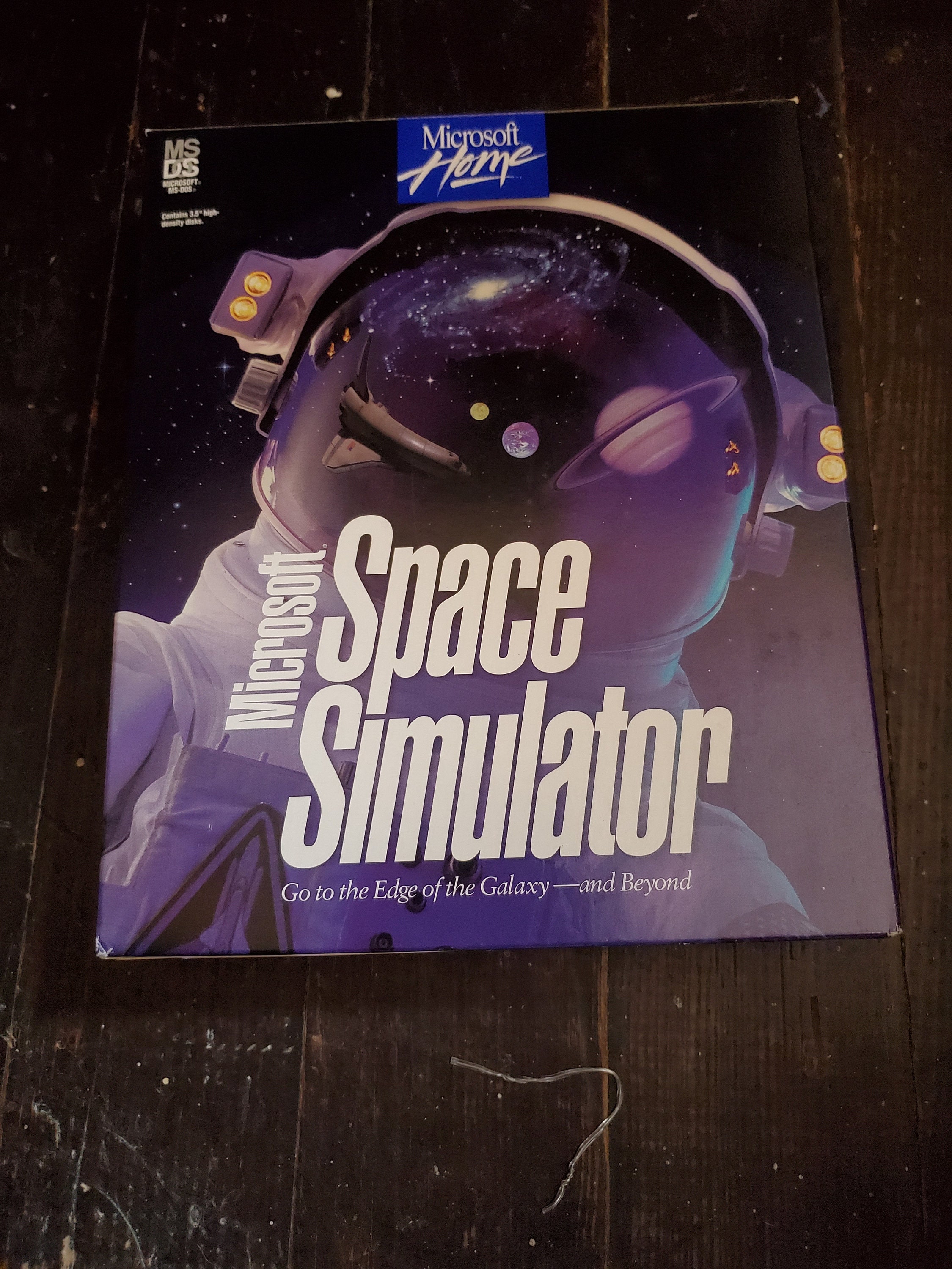 Vintage Microsoft Space Simulator Game in Retail Box - Etsy