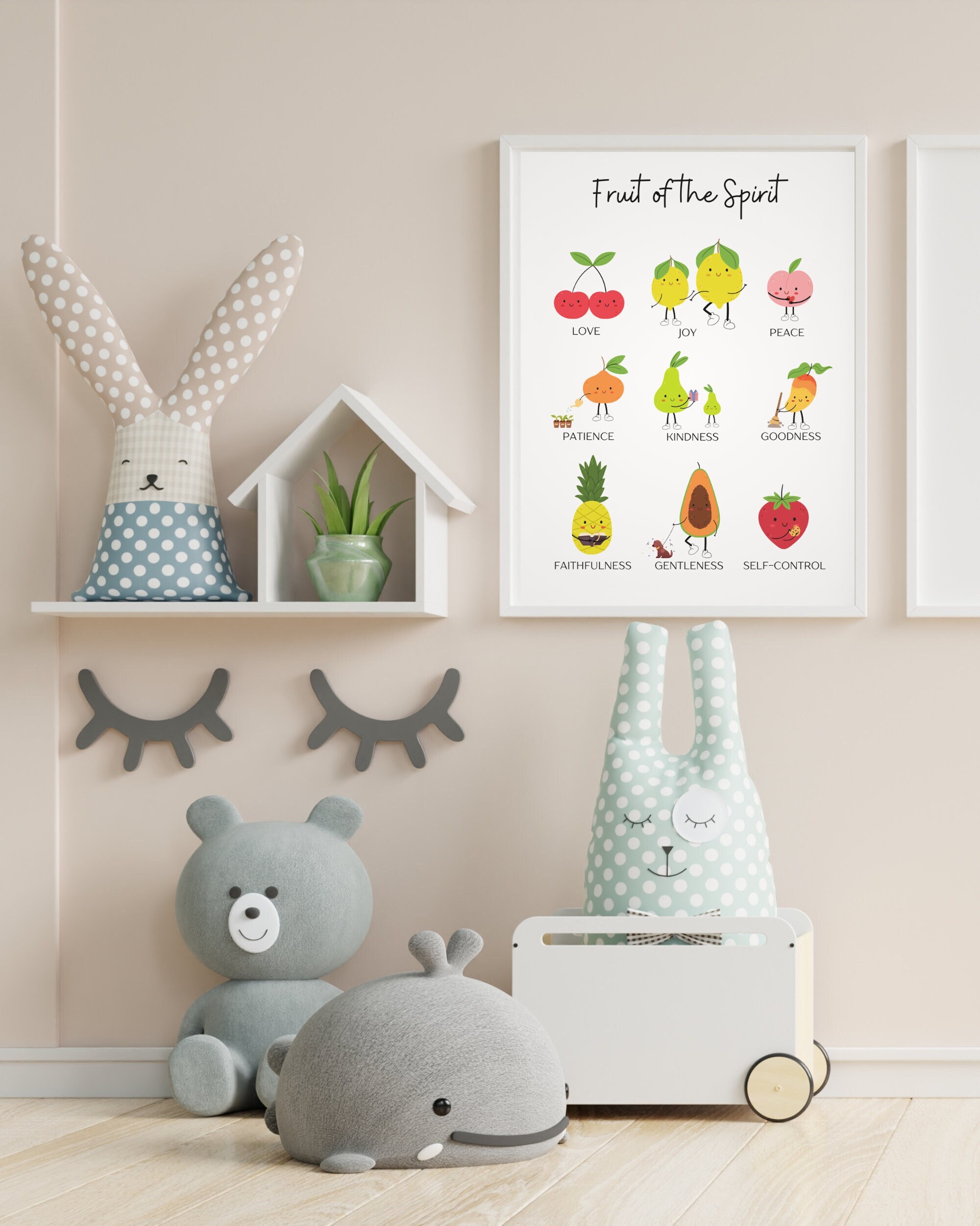 Fruit of the Spirit Artwork Poster, Downloadable, Faith-based Learning ...