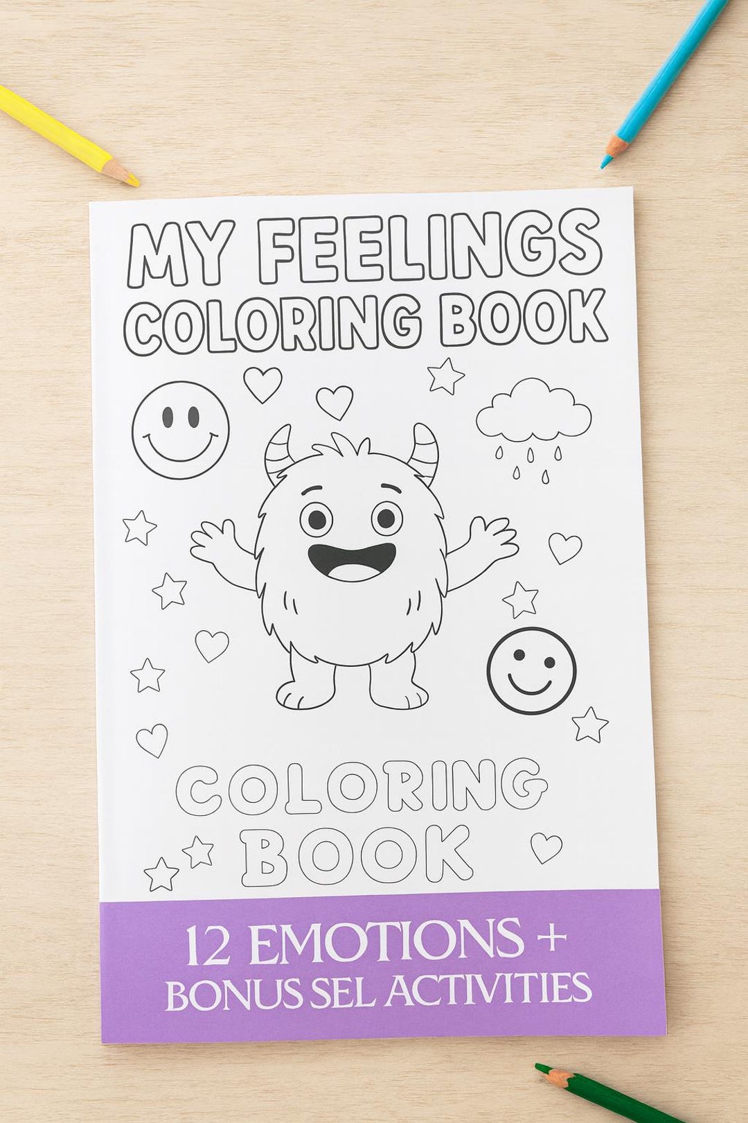 Feelings Coloring Book for Kids: Emotions & SEL Activity Pages ...