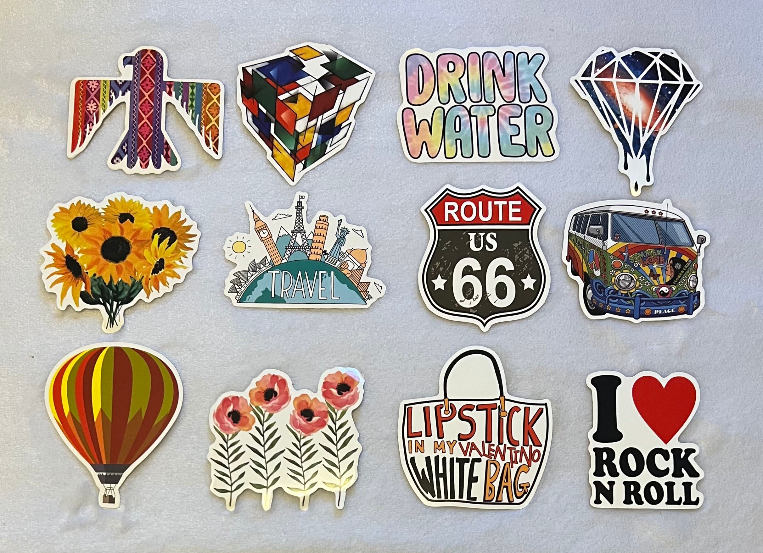 Random Sticker Pack Vinyl Stickers Laptop Stickers Water Bottle ...