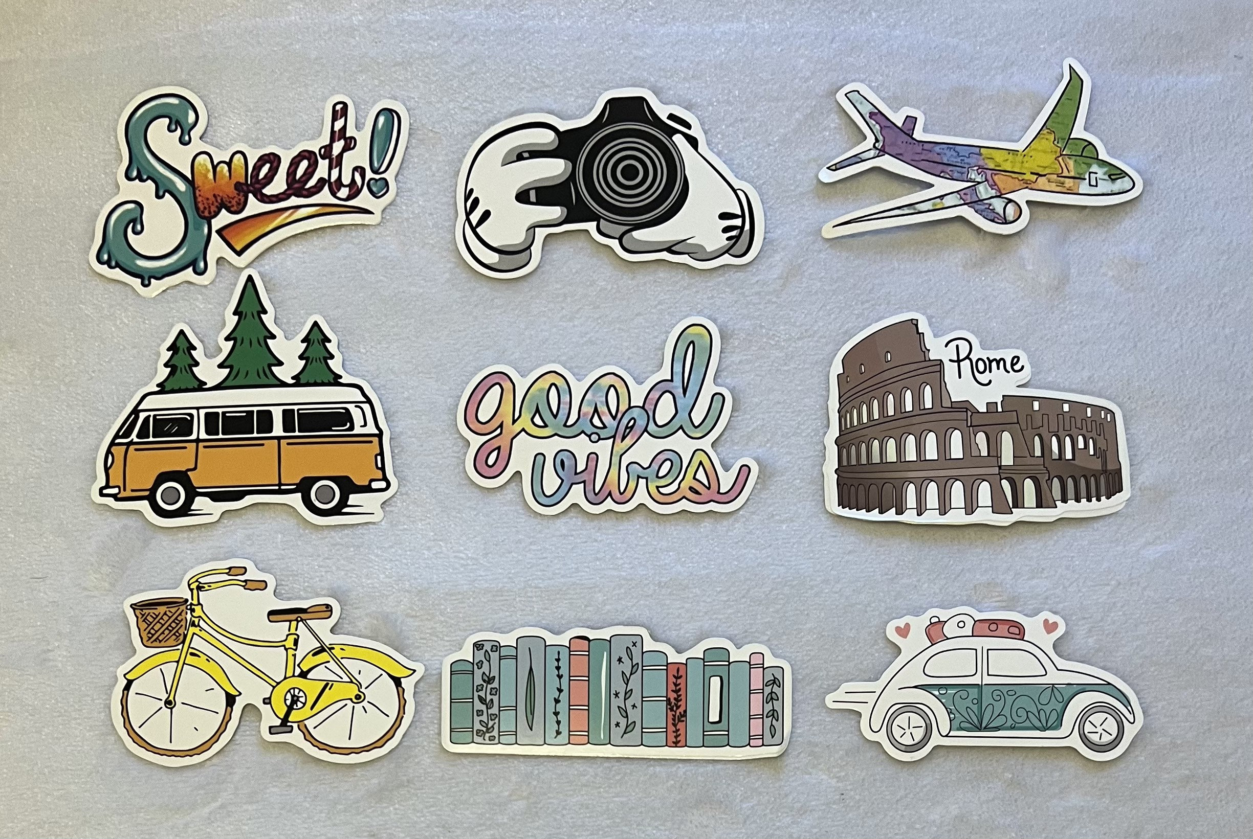 Random Sticker Pack Vinyl Stickers Laptop Stickers Water Bottle ...
