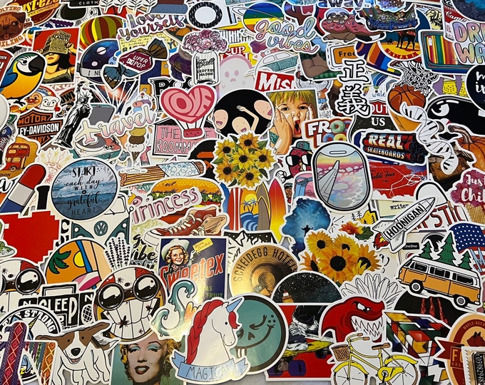 Random Sticker Pack | Vinyl Stickers | Laptop Stickers | Water Bottle ...