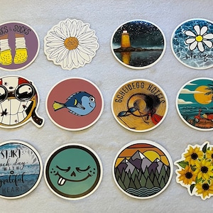 Random Sticker Pack Vinyl Stickers Laptop Stickers Water Bottle ...