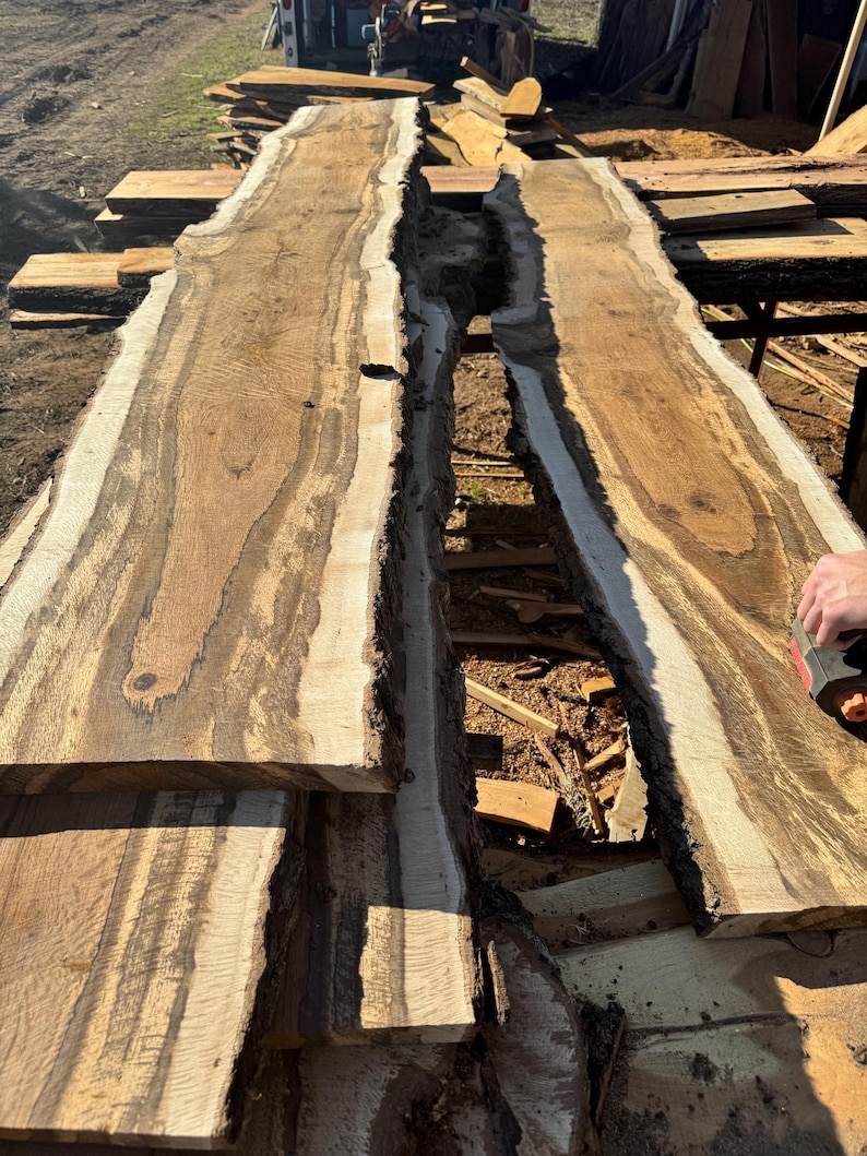 Blackjack Oak Slabs - Variety of Thicknesses, Widths, and Lengths ...
