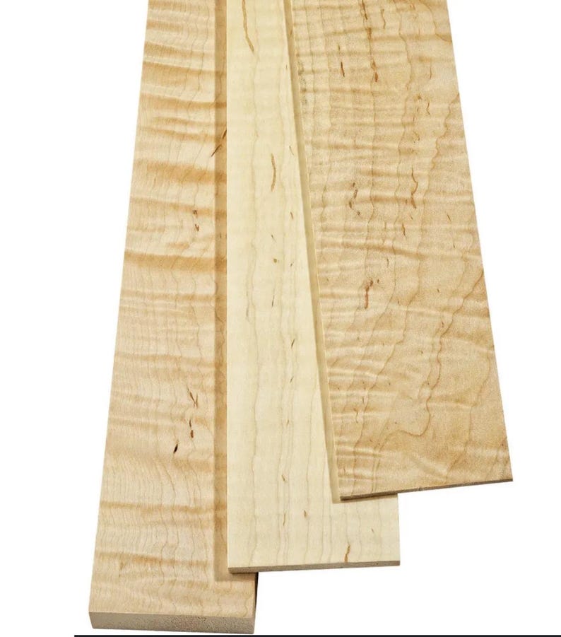 Maple Boards - Various Thicknesses, Widths, and Lengths - High-grade ...