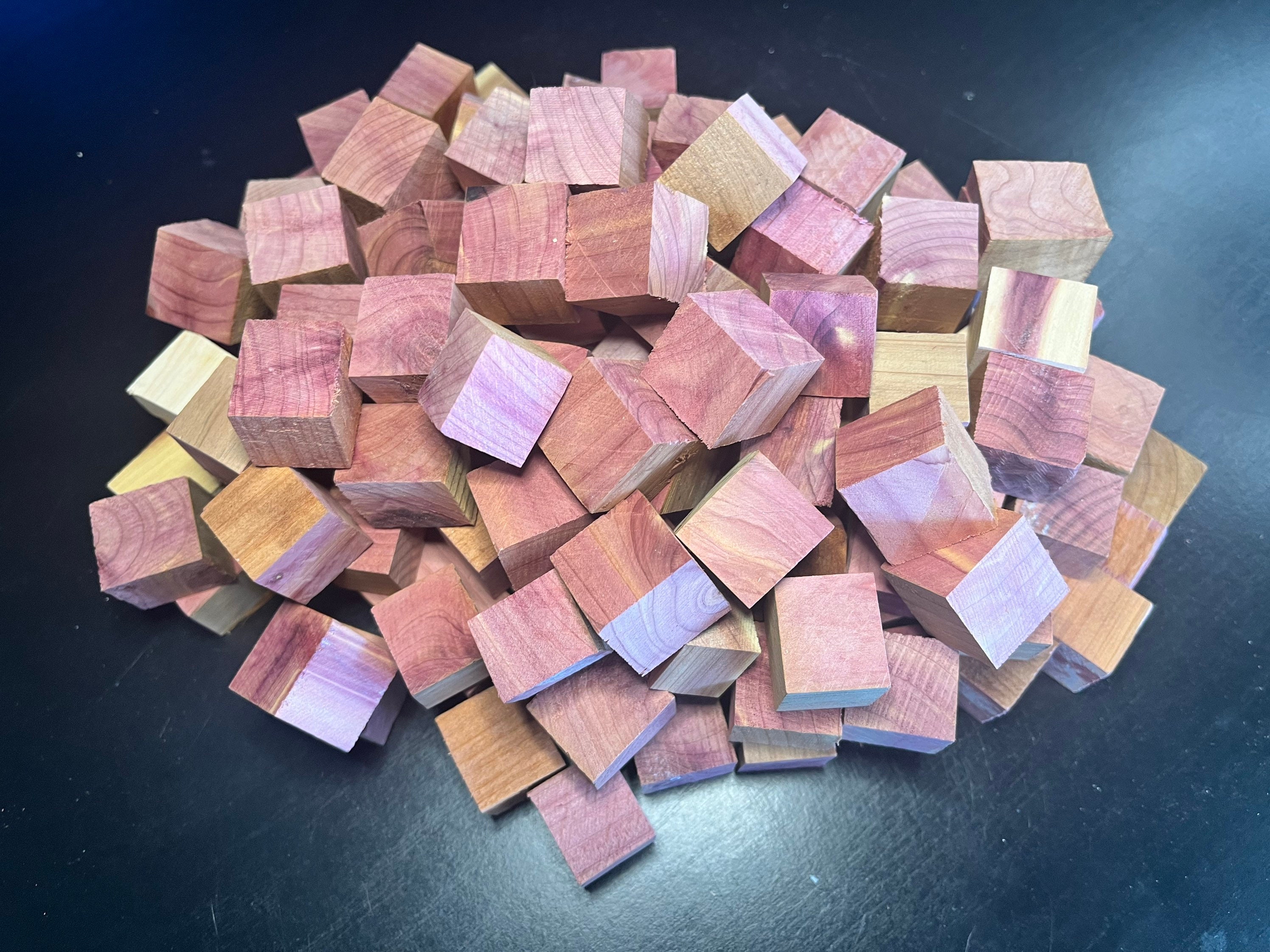 25 Aromatic Texas Red Cedar Wood Blocks for Clothes Storage Natural ...