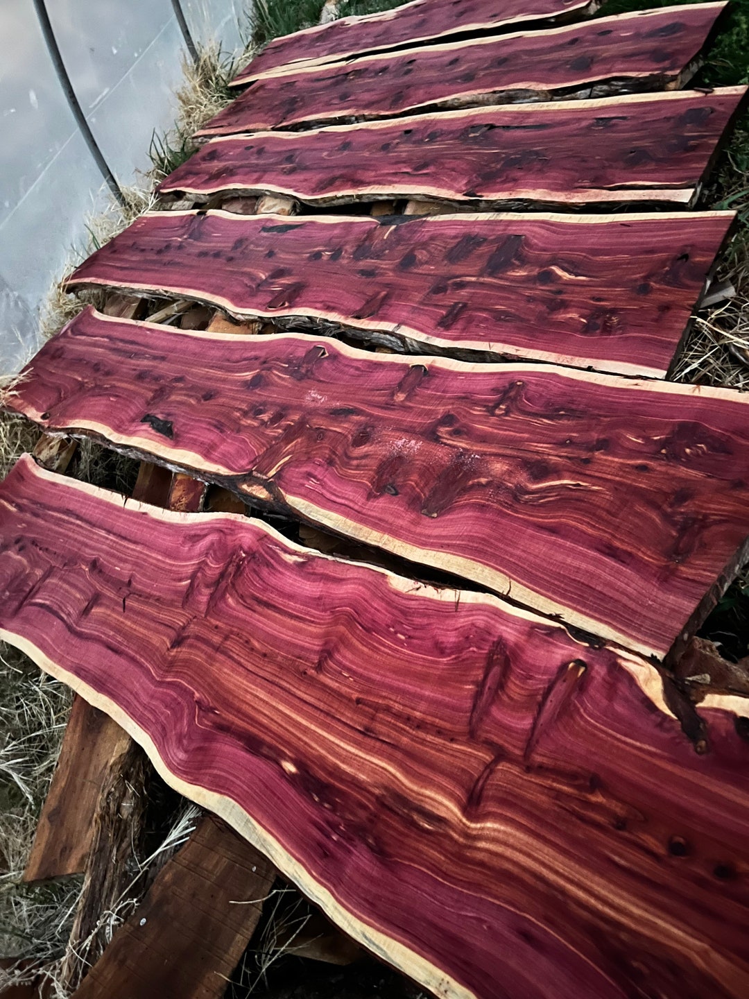 Eastern Red Cedar Slabs - 2” Thick - Etsy