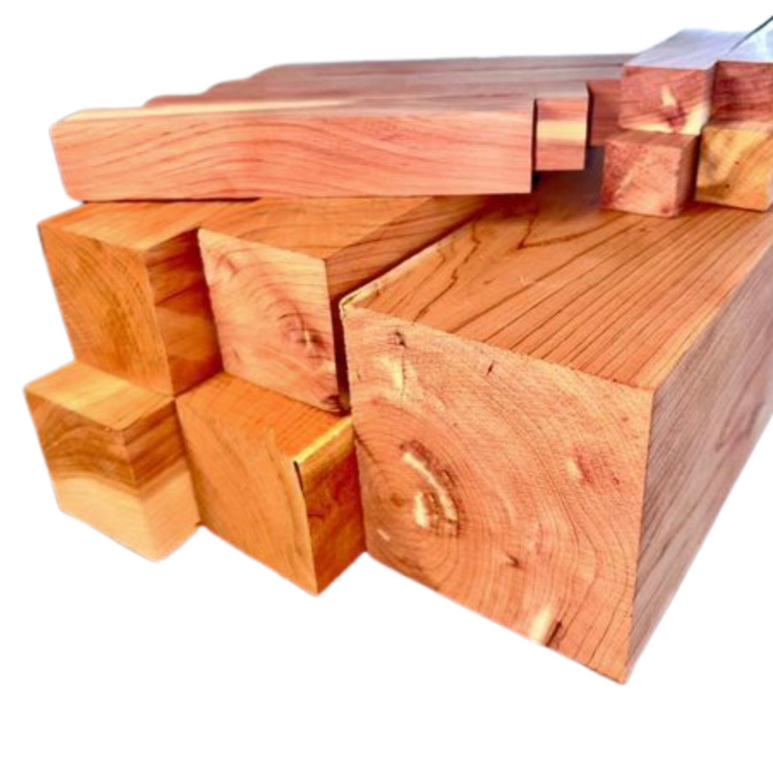 Four (4) Large 4”x4” Eastern Red Cedar Wood Turning Blanks or Table ...