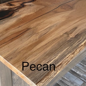 Pecan Slabs - Various Thicknesses, Widths, and Lengths - Kiln Dried ...