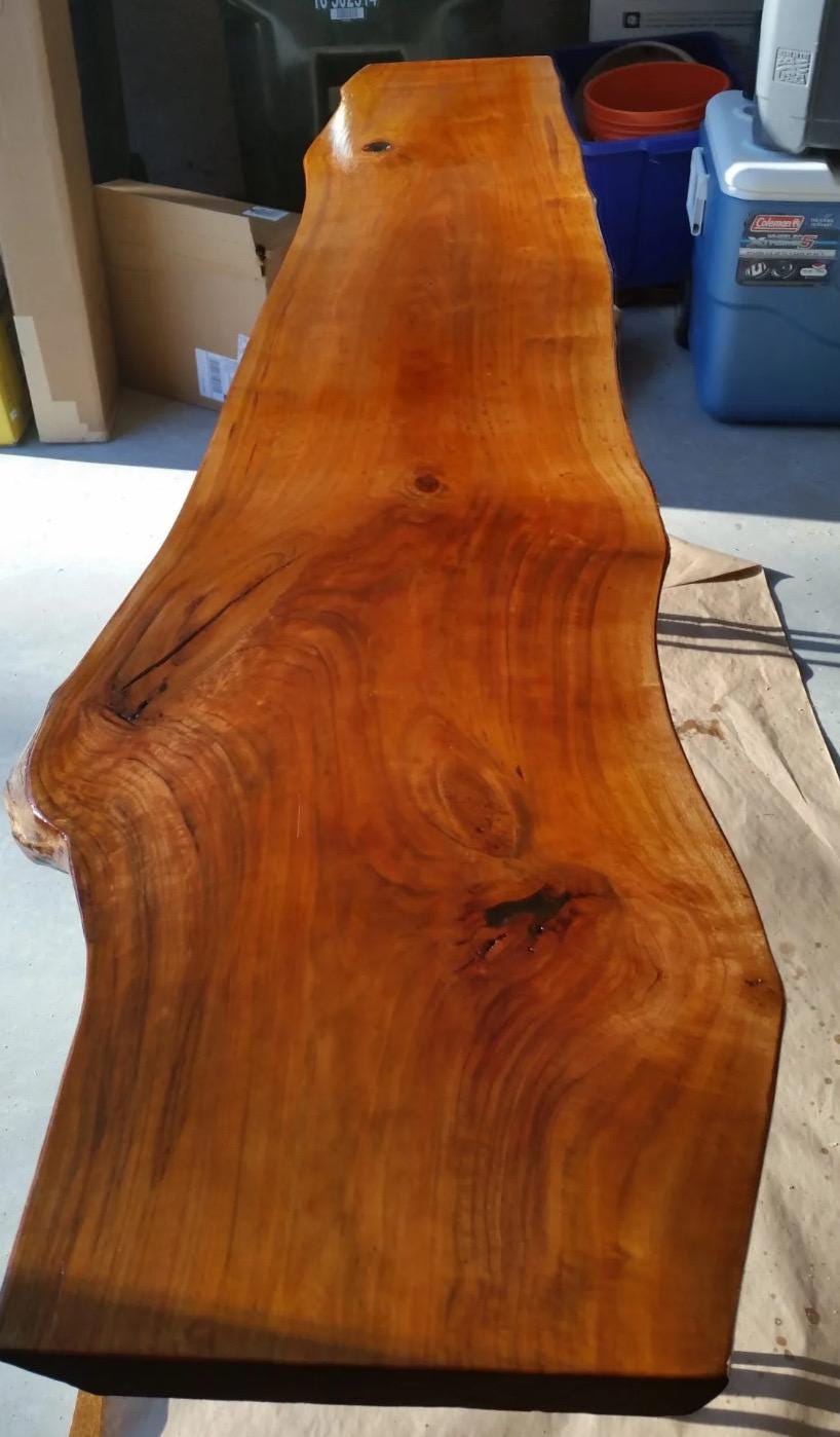 Cherry Live Edge Slabs - Wide Variety of Thicknesses, Widths, and ...