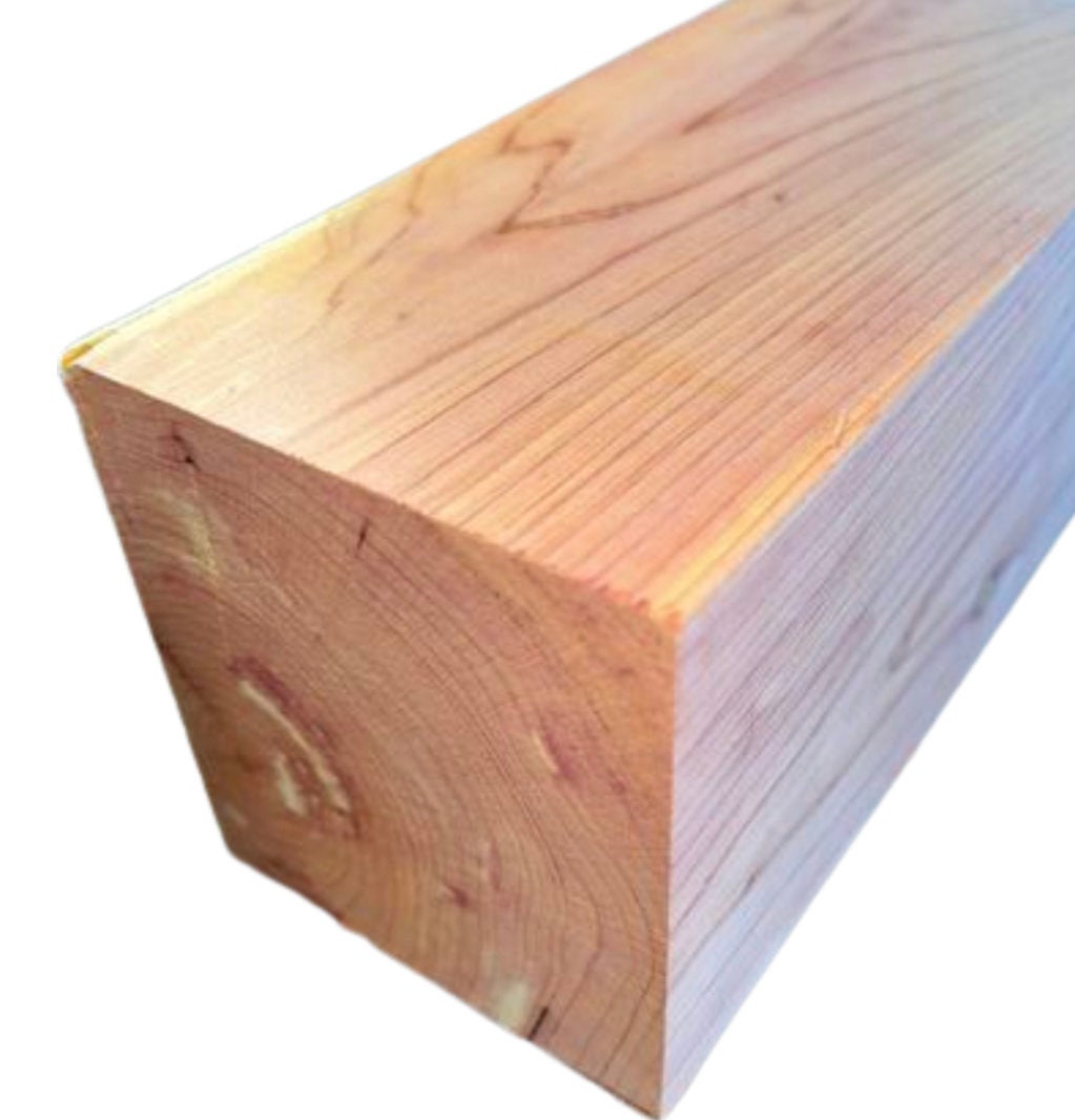 Large 6x6 Red Cedar Wood Lathe Turning Blank Table Leg, Vase, or Bowl ...