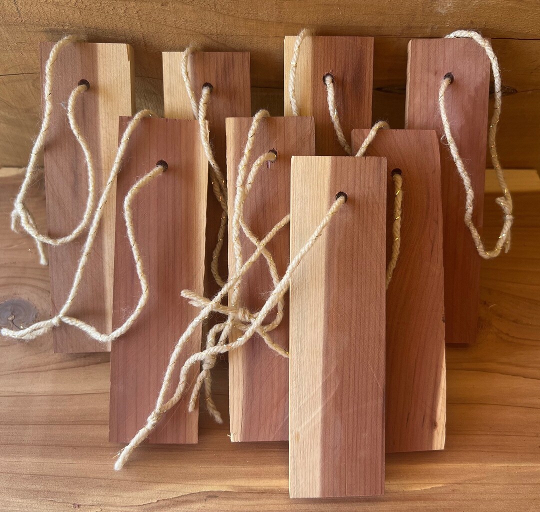 8 Cedar Blocks for Clothes Storage Natural Aromatic Texas Red Cedar ...