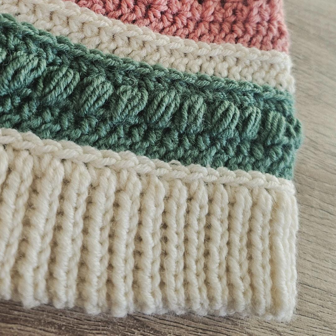 Beanie and Cowl Crochet Pattern | Nativo Hat and Neck Warmer Crochet ...