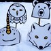 Arctic Animal Puppets and Crowns - Printable Craft - Etsy
