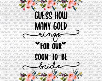 Guess How Many Rings - Etsy