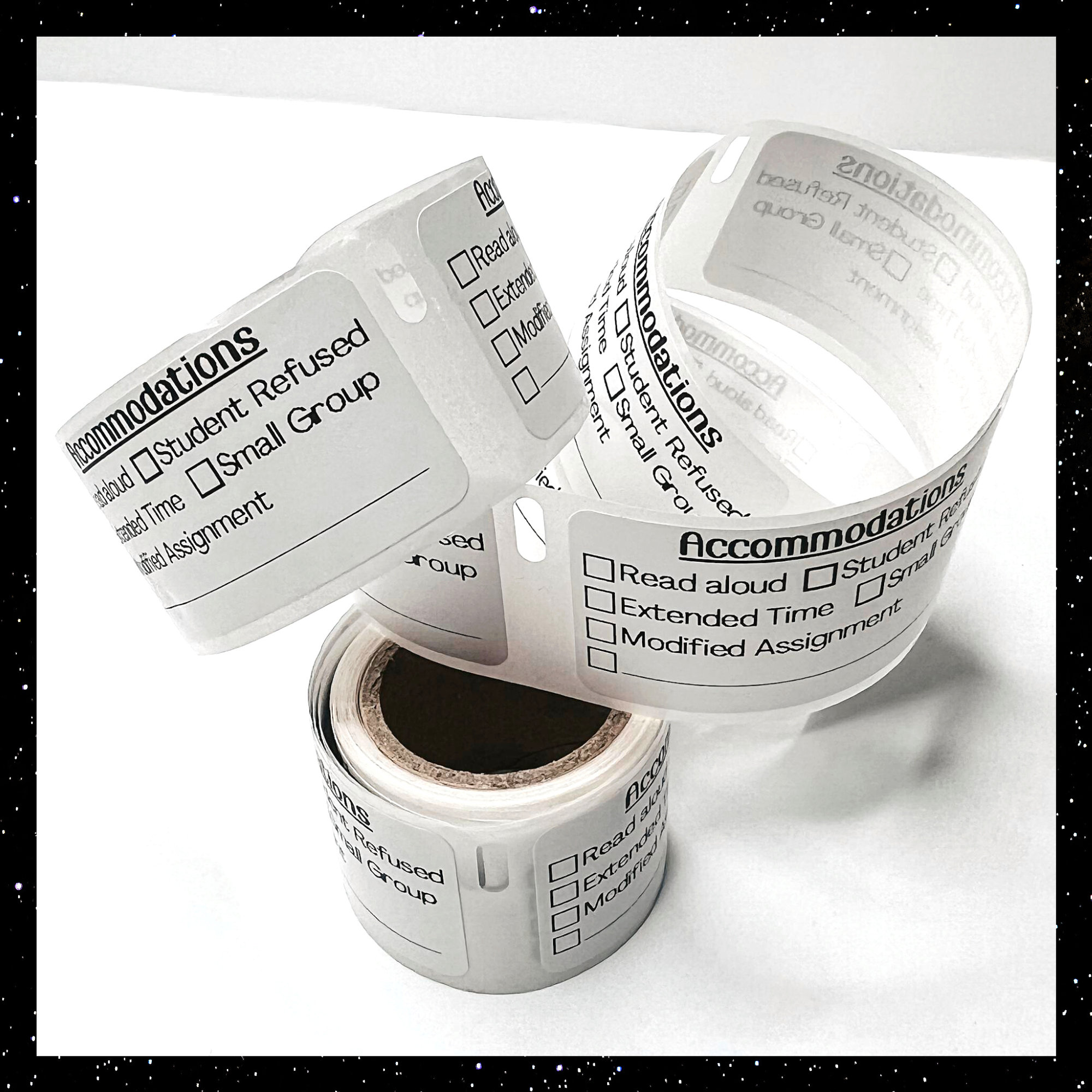 Custom SPED Testing Modifications & Accommodation Sticker Label - Etsy