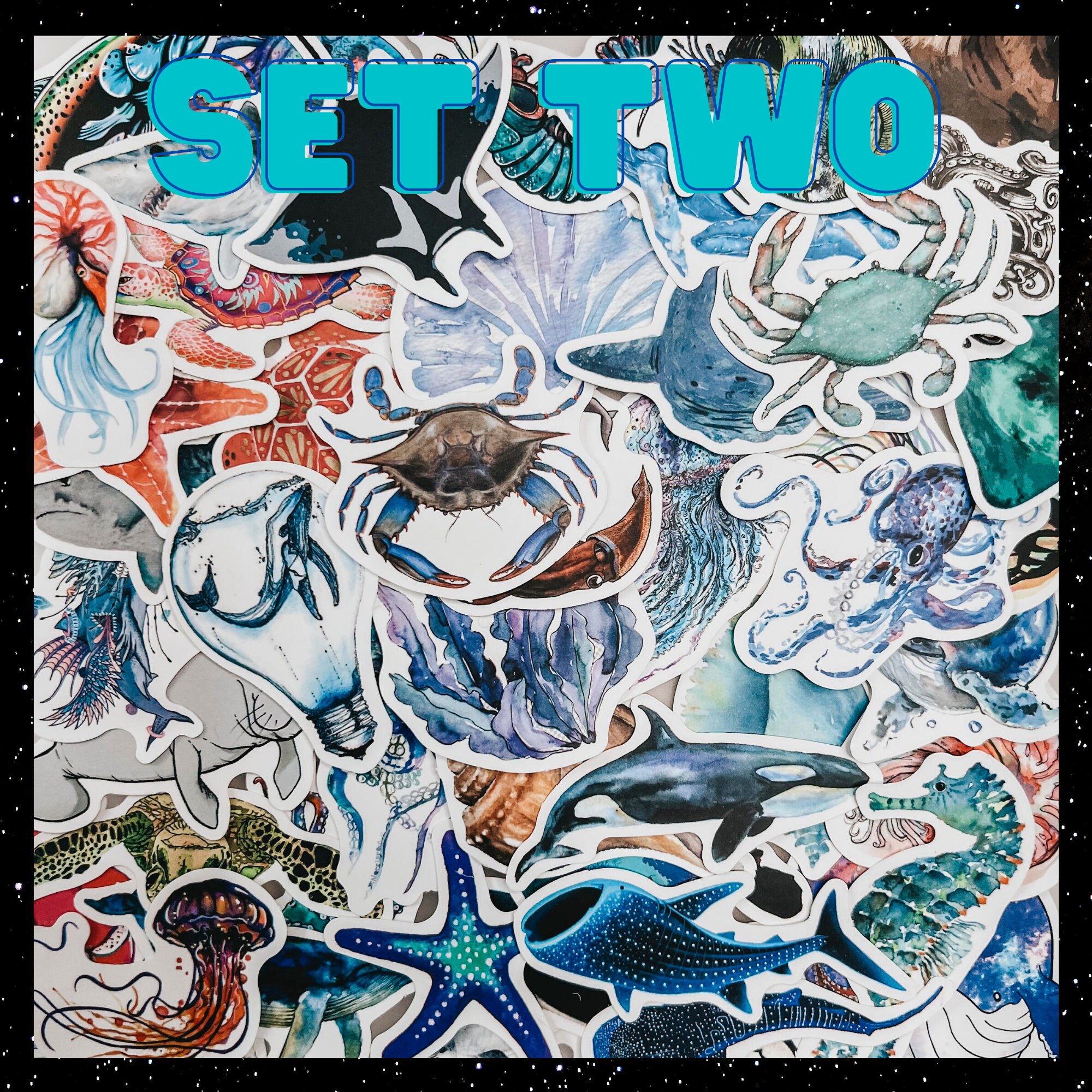 Ocean Beach Marine Sticker Set Fun Pack for Kids Gifts for - Etsy