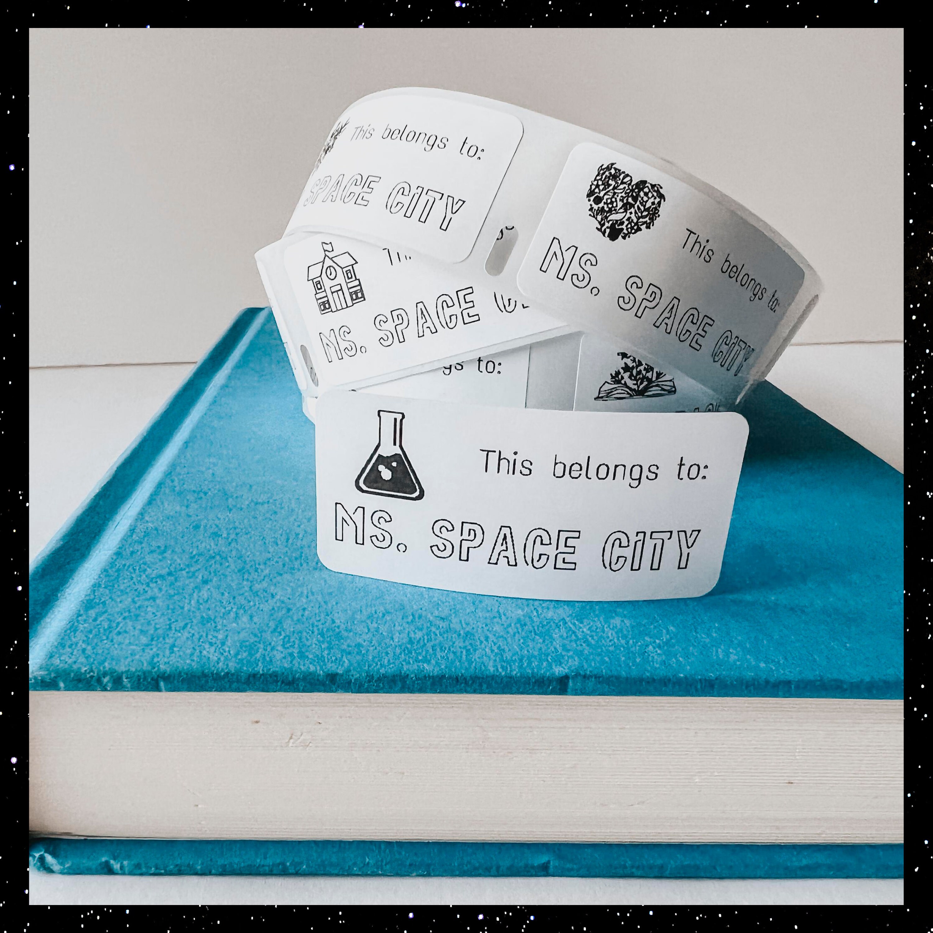 This Belongs to Labels, Teacher Book Labels, School Supplies Labels ...