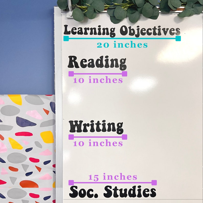 Classroom Whiteboard Decals | Class Organization and Supply Labels ...