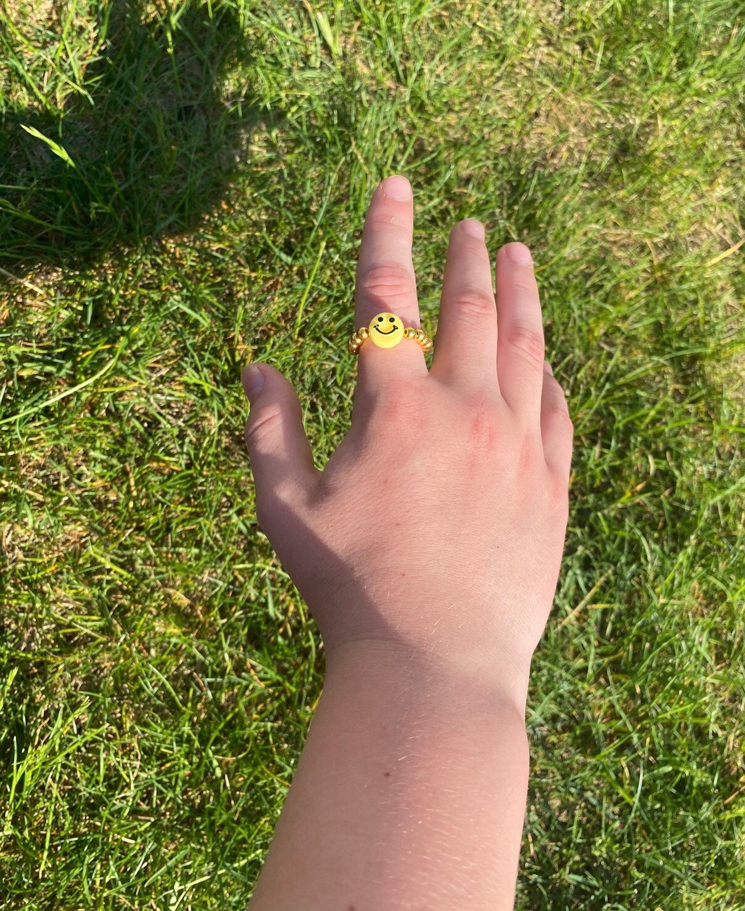 Yellow Smiley Face Ring Preppy Bracelet Smiley Face - Etsy