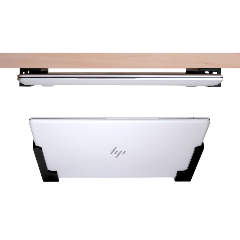 Laptop Mount, Under Desk Holder for Computer, Adjustable Organizer for ...