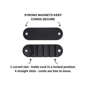 Magnetic Cable Holder: Cord Organizer, Desk Wire Keeper - Etsy