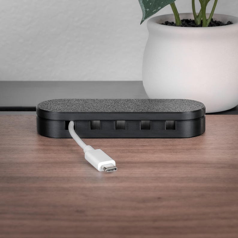 Magnetic Cable Holder: Cord Organizer, Desk Wire Keeper - Etsy