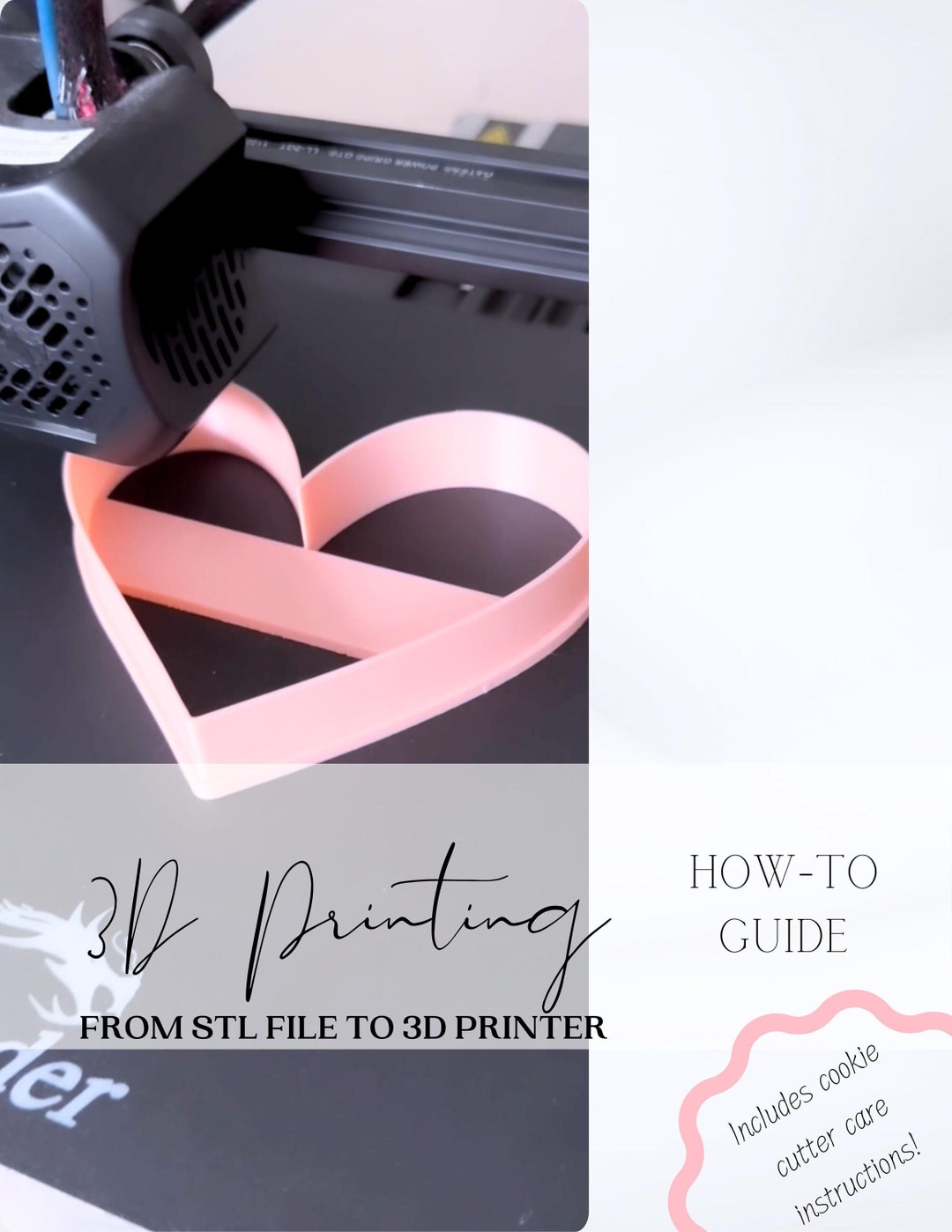 3D Printing Instruction Guide, From STL File to 3D Printer, Print ...