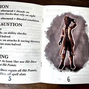 D&D 5e Quick Player Reference Booklet Dnd New Player Cheat Sheet ...