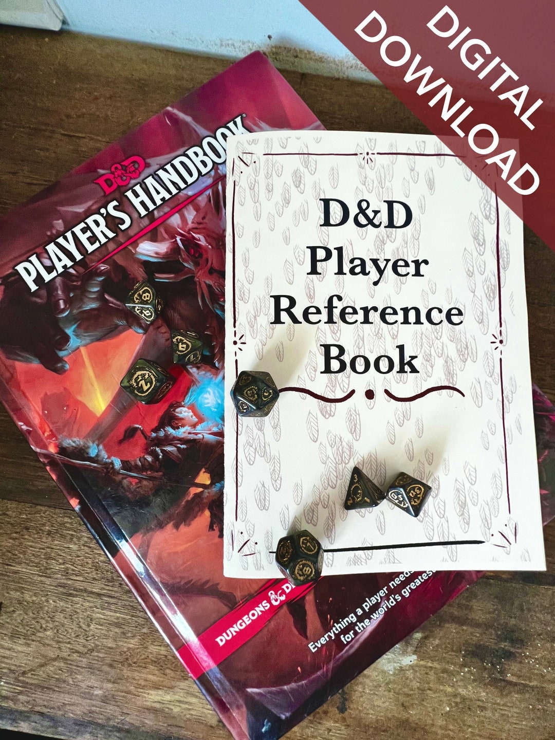 D&D 5e Printable Quick Player Reference Booklet | Dnd New Player Cheat ...