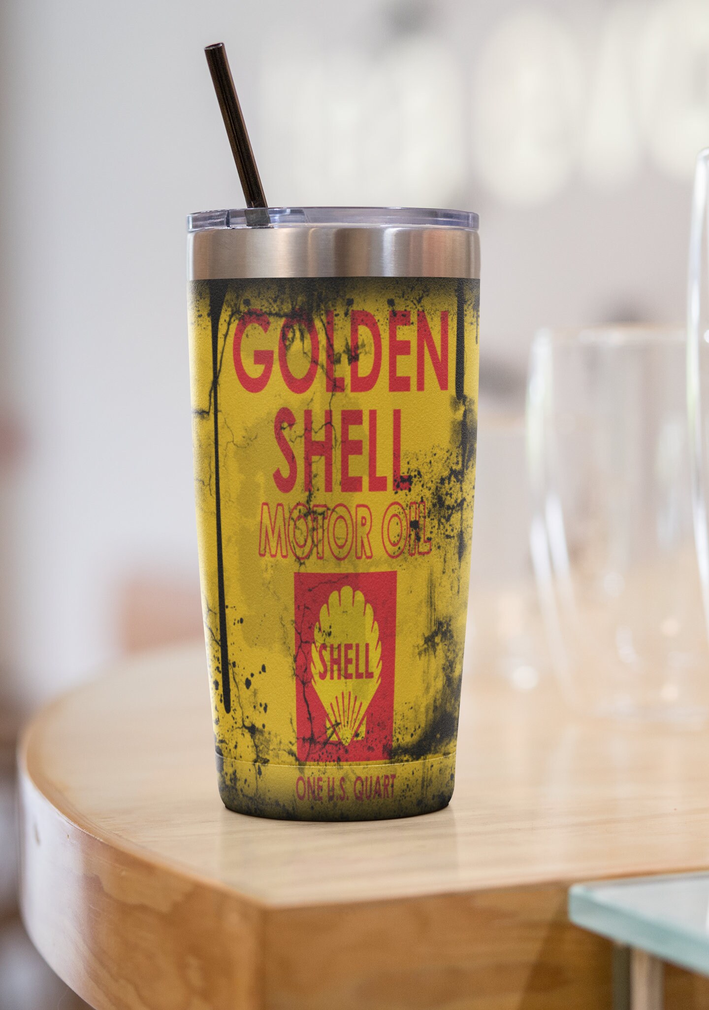 20oz|30oz|coffee Mug|shell Motor Oil|motor Oil|vintage|garage|travel ...