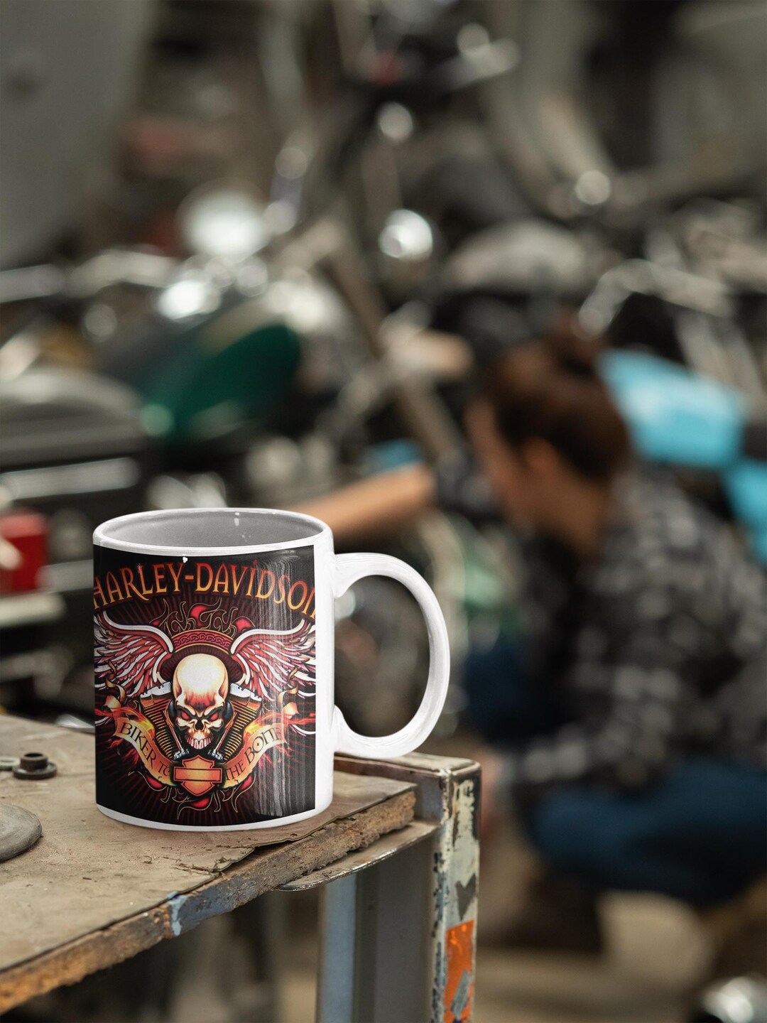 20oz|30oz|coffee Mug|motor Cycle|dad|motor Oil|vintage|garage|travel ...
