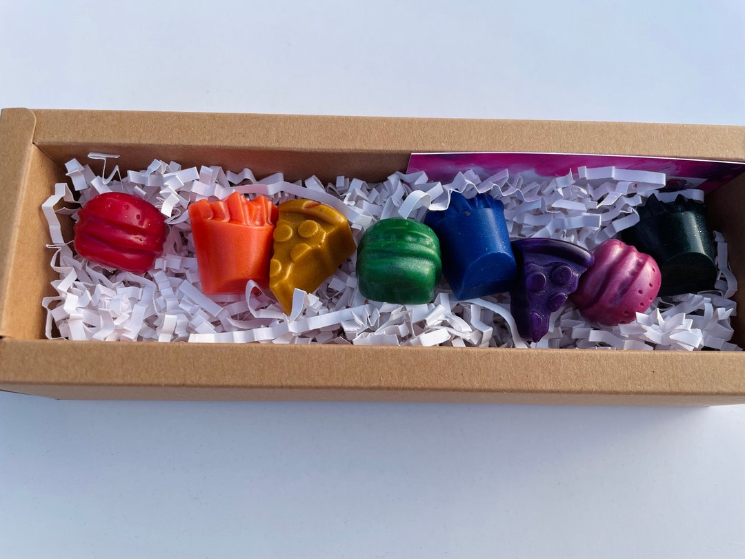 Food Shaped Crayons - Etsy