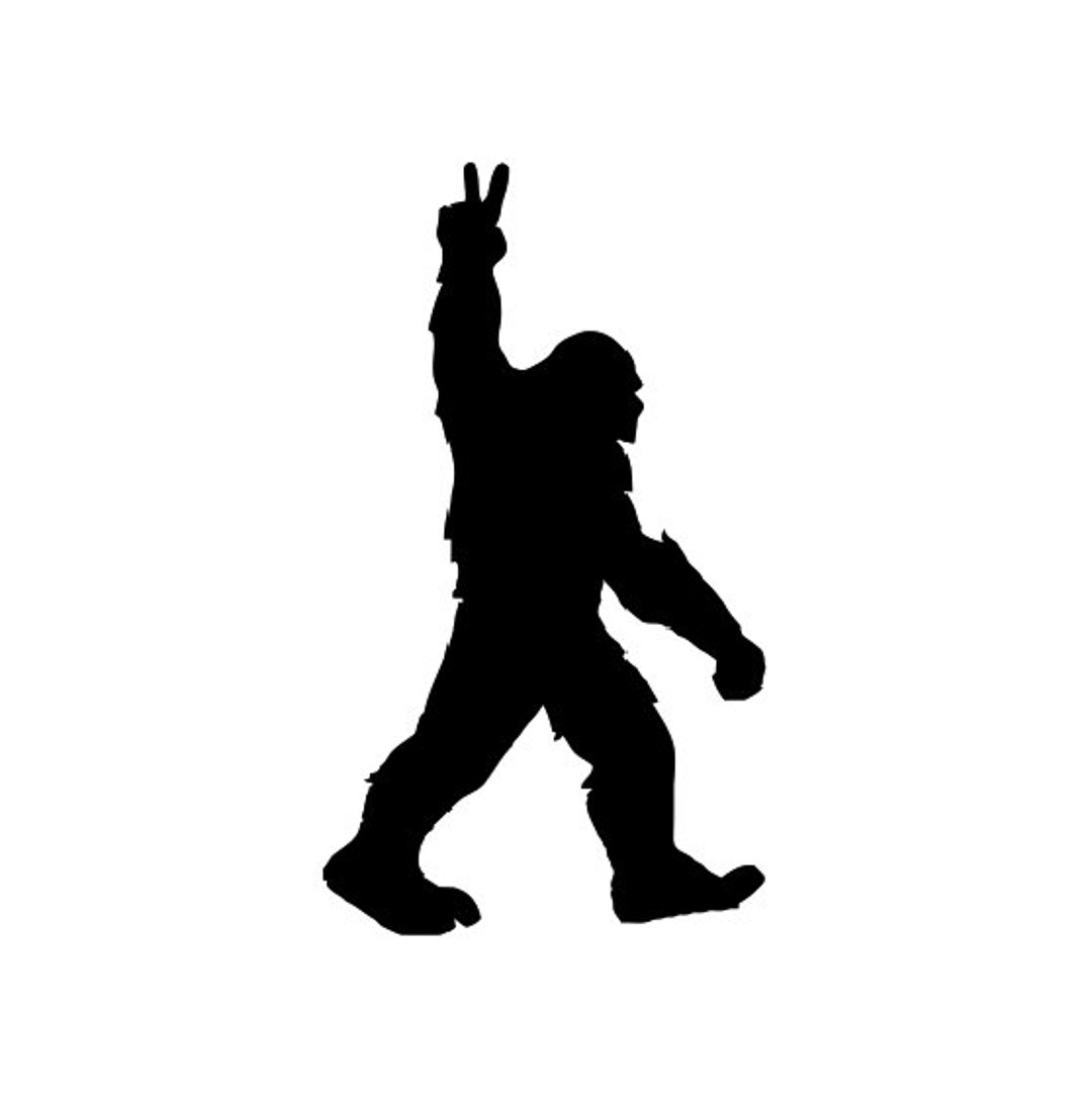 Big Foot Peace SVG Cut File - Etsy